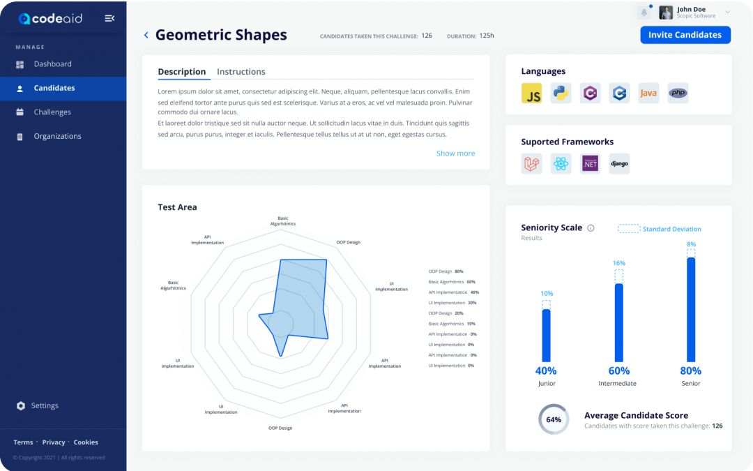 Coding Tests And Assessment Platform Codeaid